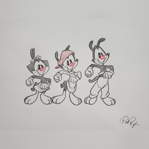 Warner Bros. | Art | Animaniacs Wb Amblin Drawingsketch Animation Art ...